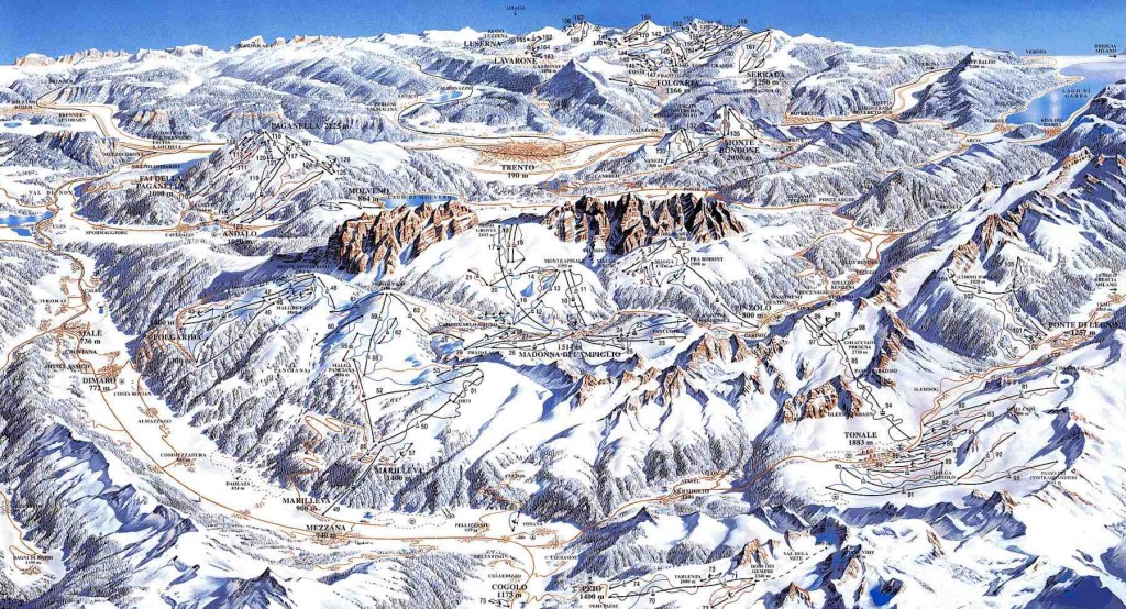 Mapas de los Dolomitas - Guía Blog Italia
