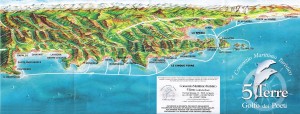 Mapa de Cinque Terre - Guía Blog Italia